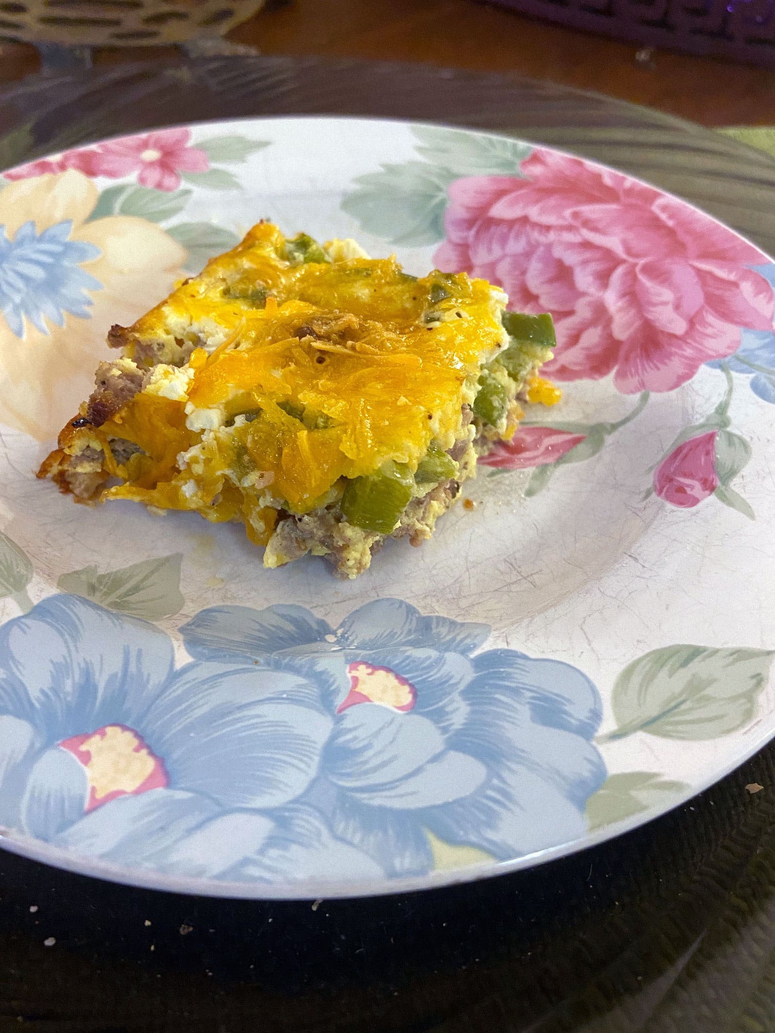 Sausage, Egg and Cheese Casserole | Cooking With Christi